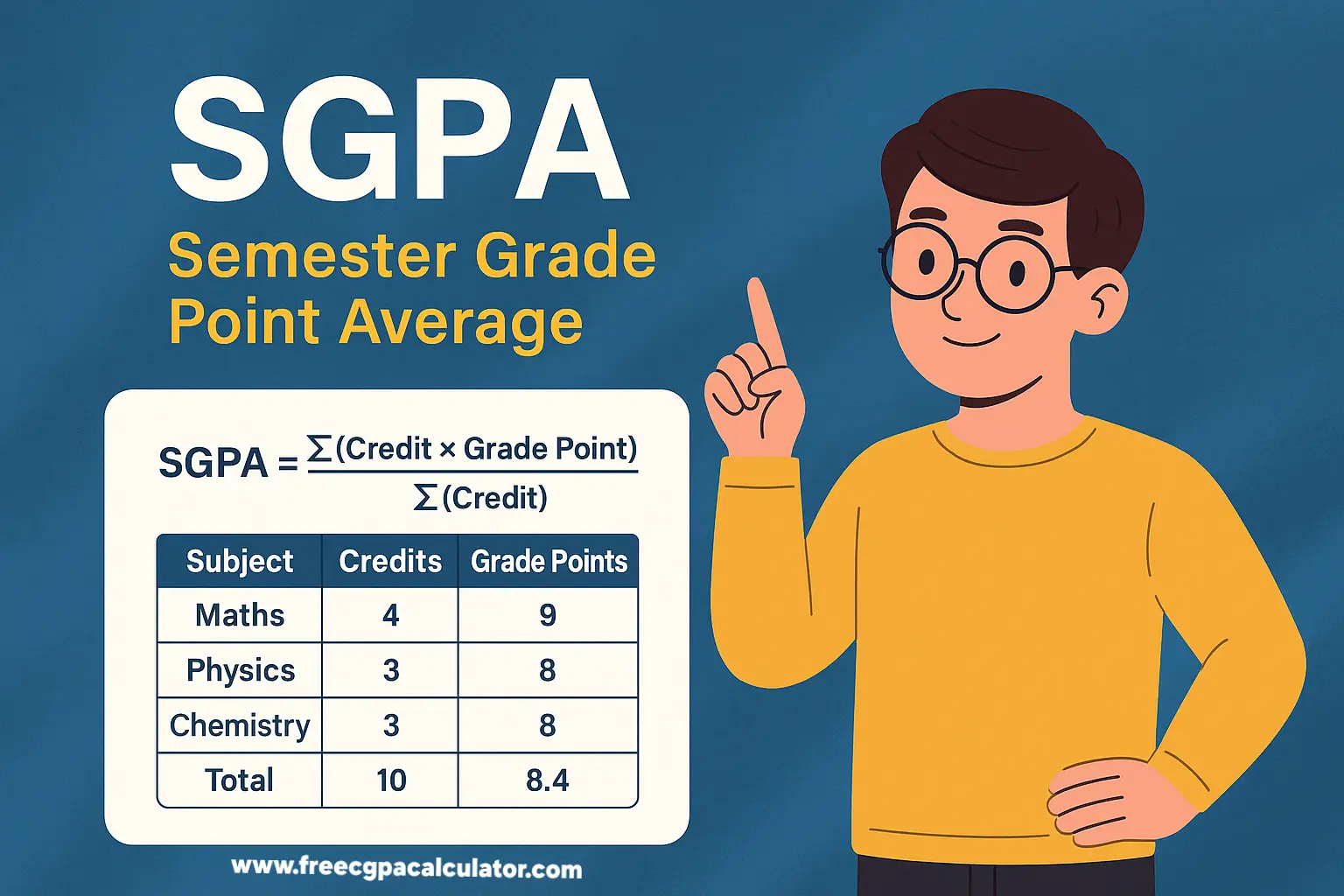 SGPA Calculator : SGPA क्या है और कैसे निकाले? (2025)